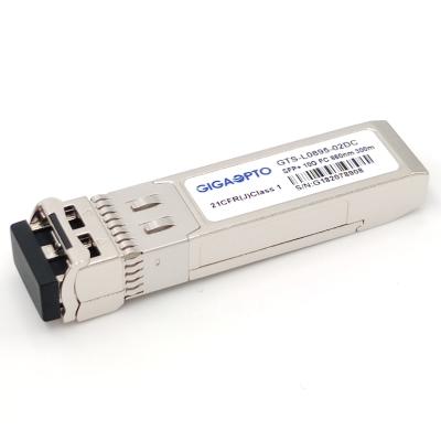 China SFP+ 10G FC 850nm MMF Fiber Channel Module 300m LC DOM for sale