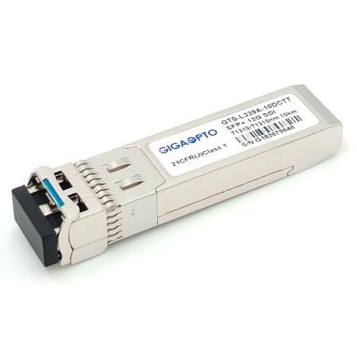 China Non MSA 12G-SDI Video SFP 1310nm Dual Optical Transmitters Module 10km LC DOM for sale