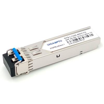 China Non MSA Pinout 3Gbps Video SFP Transceiver Optical Transmitter 1310nm 40km For SD HD/3G SDI for sale