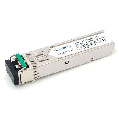 China Non MSA 3G SDI Video SFP Transceiver TX Only 1550nm 40km Video Pathological Patterns Single Transmitter Module DDM for sale