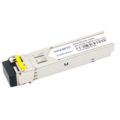 China 3Gb/S Single Mode BiDi SFP Module TX1550nm RX1310nm 10km Video Pathological Patterns Transceiver Module DDM MSA for sale