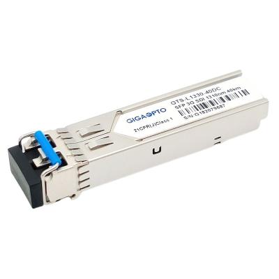 China MSA 3G SD HD 3G SDI SFP Transceiver 1310nm 40KM DFB PIN Optical Transmitter Receiver Modules Dual LC DOM for sale
