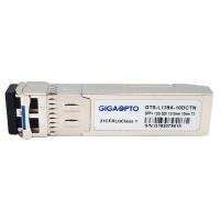 China 12Gbps 10km 1310nm Single Transmitter Video SFP Transceiver Module Non MSA Pinout LC SMF DOM for sale
