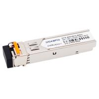 China TX1570nm / RX1490nm Gigabit Fiber Transceiver 80km LC For SMF GLC-BX80-D for sale