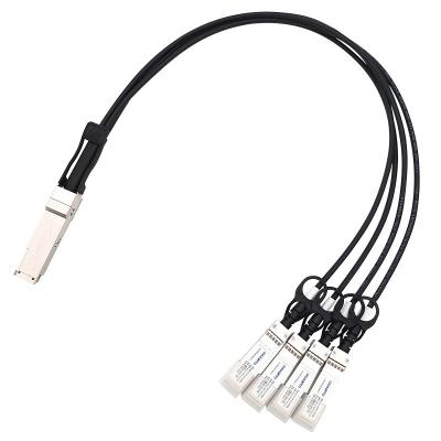 China 40G QSFP+ to 4 x 10G SFP+ Breakout DAC For Cisco QSFP-4SFP10G-CU for sale