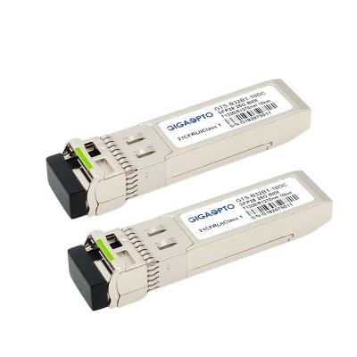 China SFP28 25GBASE TX-1330nm RX-1270nm 10km Simplex LC SMF Optical Transceiver Module DOM for sale
