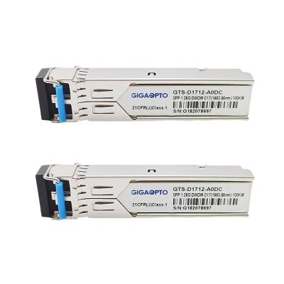 China LC Duplex Connector 32dB HP SFP Module SM 100GHz DWDM-SFP1G-xx.xx-100 for sale