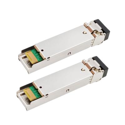 China T1310nm / R1550nm Cisco GLC-BX-10U Compatible SFP BIDI Transceiver 10km for sale