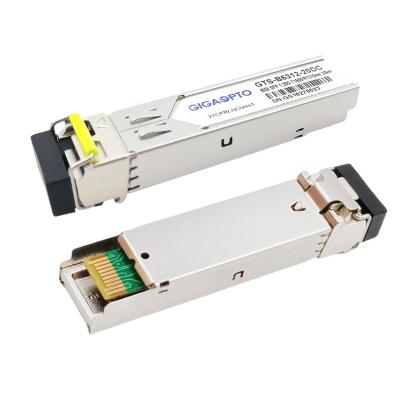 China 1000BASE-BX Cisco SFP Transceiver TX1550nm / RX1310nm 20km SMF GLC-BX-20D for sale