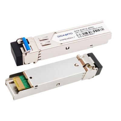 China 1.25G TX1310nm RX1550nm BIDI SFP Transceiver 40km SMF LC DOM For Cisco GLC-BX40-U for sale