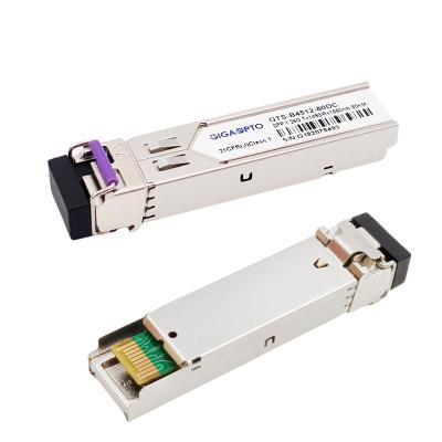 China 1000BASE-BX Cisco Gigabit Transceiver 80km LC SMF DOM For GLC-BX80-UA for sale
