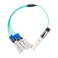 China 100G QSFP28 to 4x25G SFP28 Active Optical Cable AOC For Cisco QSFP-4SFP25G-AOC for sale