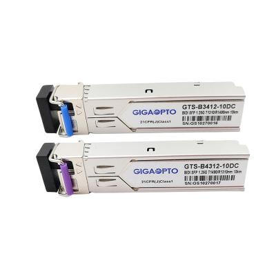 China 1000BASE-BX SFP WDM Transceiver Tx1310nm Rx1490nm 10km SMF LC For HP JD098B for sale