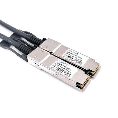 China 1m Black Direct Attach Cable 26-30AWG for sale