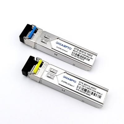 China 3.3v Bidirectional Multi Mode Fiber Sfp Connector For Data Network for sale