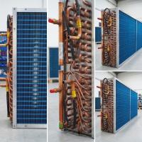 China Corrosion Resistant Copper Tube Aluminum Fin Evaporator for sale