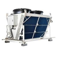 China Data Center Dry Cooler Custom Stainless Steel Tube Liquid-Cooled Dry Cooler V-Type Air Cooler for sale