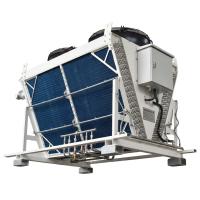 China Data Center Dry Cooler Custom Stainless Steel Tube Liquid-Cooled Dry Cooler V-Type Air Cooler for sale