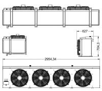 China Air Cooler For Cold Room With Different Temperature Standard for sale