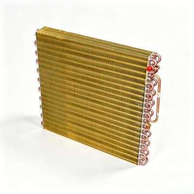China Aluminum Foil Condenser For Air-Source Heat Pump Finned Condenser for sale