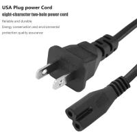 China XianDa customized 250V 10A 2 Pin long pc Wire Extension Power cable supplies dyrerEU Universal ac 360 tv Power Cord for sale