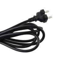 China 2 pin Korea KC plug swivel cord for hair straightener 360 degree swivel ac extension power cord leads  hair straightener for sale