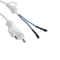 China High Quality KC Approved Korean Standard K01 2 Pin Plug Electric Supply dyer extension ac power cord Cable Production for sale