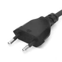 China European Standard 2 prong pin computer AC power cord cables 2 pin Eu power cable 2 pin power cord for sale