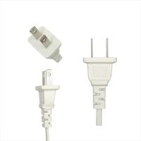 China XianDa US Standard 8-Figure Head Power Cords 1.2m White Two-Plug 8-Figure Head Power cable for sale