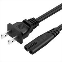 China XianDa US Standard 8-Figure Head Power Cords 1.2m White Two-Plug 8-Figure Head Power cable for sale