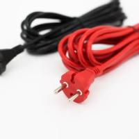 China European eu 2 pin pvc Power Cord Cable VDE Male to Female Power Extension Cord Cable for electrical for sale