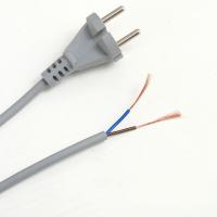 China European eu 2 pin pvc Power Cord Cable VDE Male to Female Power Extension Cord Cable for electrical for sale