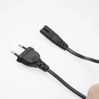 China Factory Wholesale EU AC Vde extention Power Cord 1.5m 1.8m 6ft Euro Plugs C13 wire Supply Cable For PC Computer and hair for sale