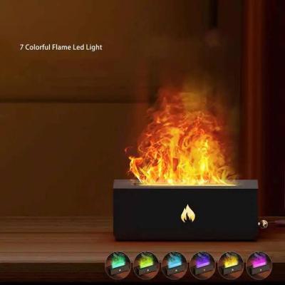 China Custom Flame Pattern Aroma Diffuser 200mL Capacity Ultrasonic Humidifier for sale