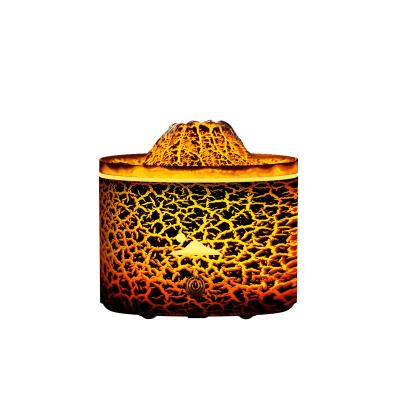 China OEM Creative Flame Aroma Humidifier Ultrasonic Essential Oil Diffuser 320ml Capacity for sale