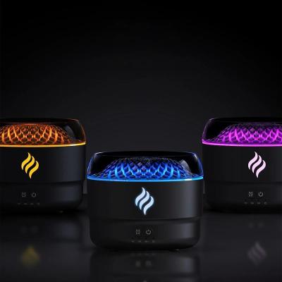 China Plastic Material Creative Flame Aroma Humidifier USB Essential Oil Fragrance Diffuser for sale