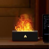 China Colorful Flame Aromatherapy Humidifier with 320ml Capacity Timing Function and USB/Electric/Type-C Power for sale