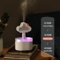 China Cloud Rainbow Aromatherapy Air Humidifier With Colorful Light 0.5L Capacity OEM Logo for sale