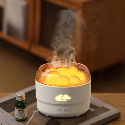 China Cloud Design Essential Oil Ultrasonic Air Humidifier 320ml With Colorful Night Light for sale