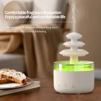 China Glow In The Dark Raindrop Cloud Ultrasonic Humidifier With Color Changing LED Light for sale
