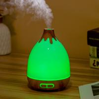 China Household Use Aroma Air Humidifier Volcano Ultrasonic Humidifier Sprayer With LED Light for sale