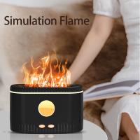 China USB Portable Waterless Aromatherapy Diffuser Machine 200mL With LED Flame Light for sale