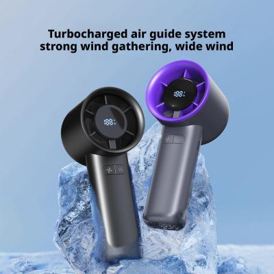 China Lightweight Design Handheld Fan Digital Display Customized Size For Portable Cooling for sale