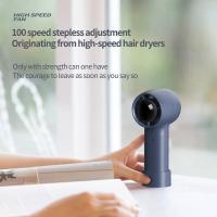 China 3000mAh Rechargeable Mini Portable Fan Lightweight Design Hand Held Small Fan for sale