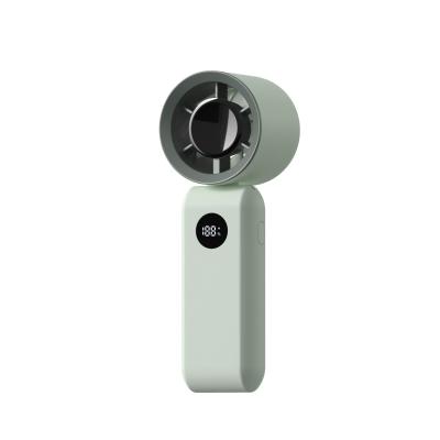 China Electric Handheld Wearable Hand Fan Rechargeable Wind Fans Held Household High Speed for sale