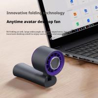 China Customized Logo Foldable High Speed Handheld Fan With 100 Gear Infraspeed Turbo Tech for sale