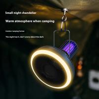 China Outdoor Pedestal Fan Mosquito Repellent Fan With 4000mAh Battery For Camping Hiking for sale