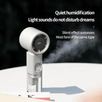 China Usb Rechargeable Mini Portable Fan With 2000mAh Battery Lightweight Adjustable Speed for sale