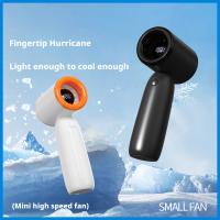 China Custom Logo Mini Portable Handheld Fan With Brushless Motor High Speed Cooling for sale