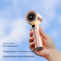 China Aluminum Alloy 4000mAh Battery Mini Portable Fan For Outdoor Camping & Home Use for sale